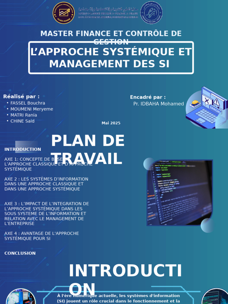 Approche Systémique en Management SI | PDF | Bases de données | Système ...