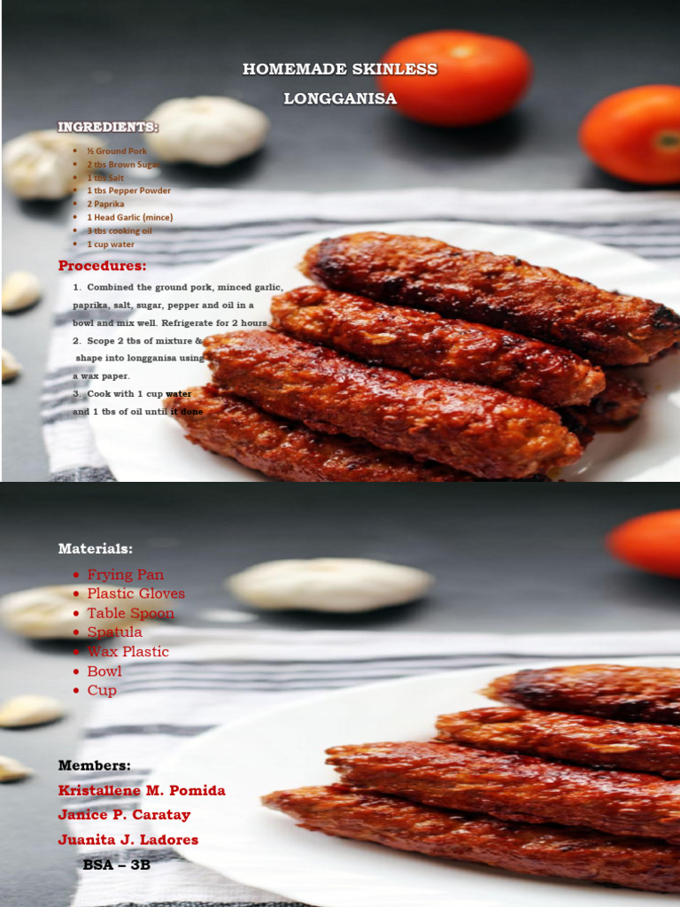 Homemade Skinless - 081802 | PDF