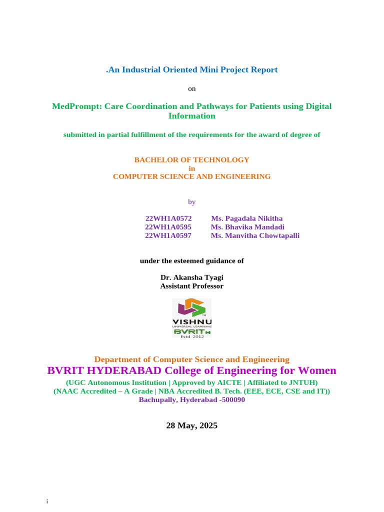 Med Prompt Documentation | PDF | Electronic Health Record | Computing