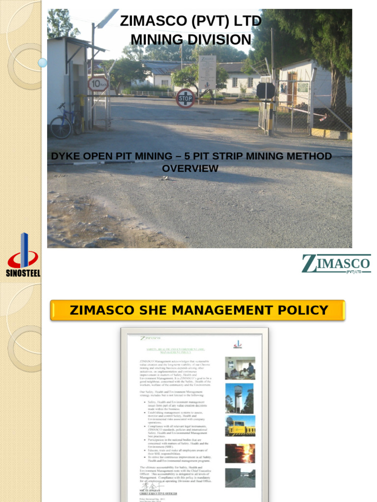 Zimasco Chrome Mining Operations Overview | PDF | Mining | Surface Mining