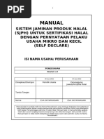 Kriteria Sistem Jaminan Produk Halal (SJPH) | PDF