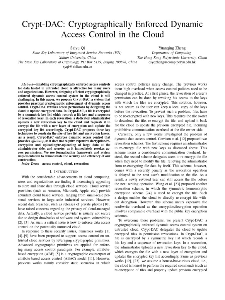 Crypt DAC | PDF | Cryptography | Encryption