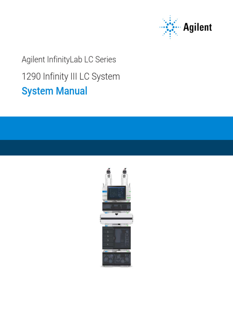 Agilent 1290 Infinity III LC System System Manual | PDF | High ...
