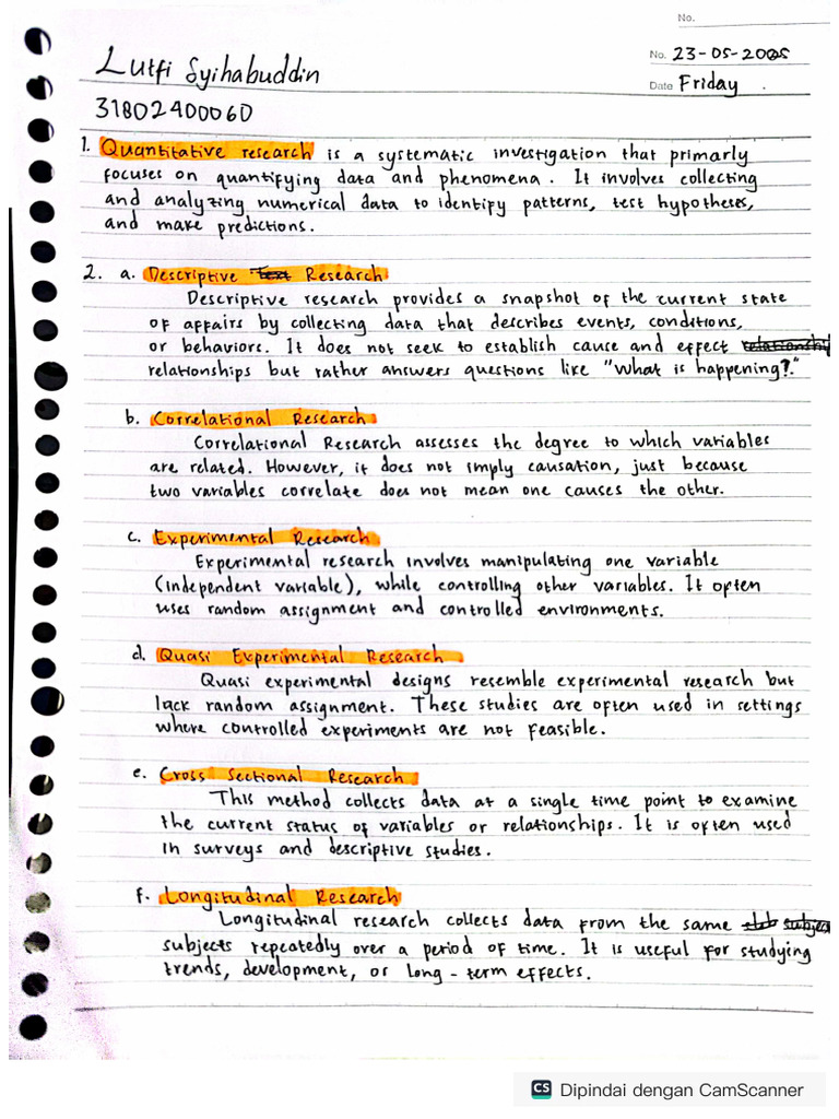 Quantitative Research in Language Education Midterm | PDF