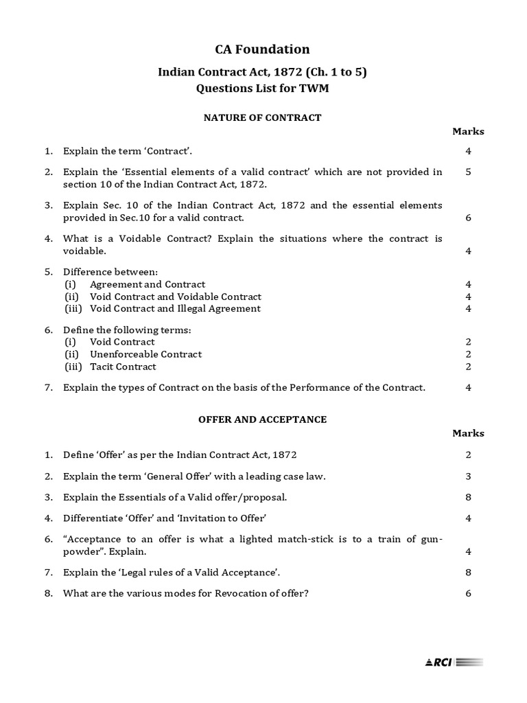 ICA First 5 Ch. Question List - 1647881 - 2025 - 05 - 31 - 19 - 48 ...