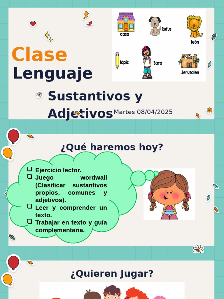 Ppt Clase Lenguaje 3ro | PDF