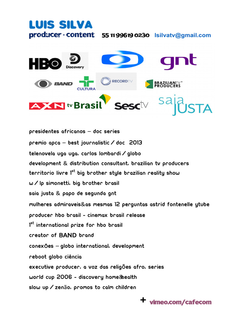 CV LUIS SILVA W | PDF