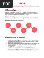 Class 9 AI Reflection Project Cycle and Ethics Notes | PDF | Artificial ...