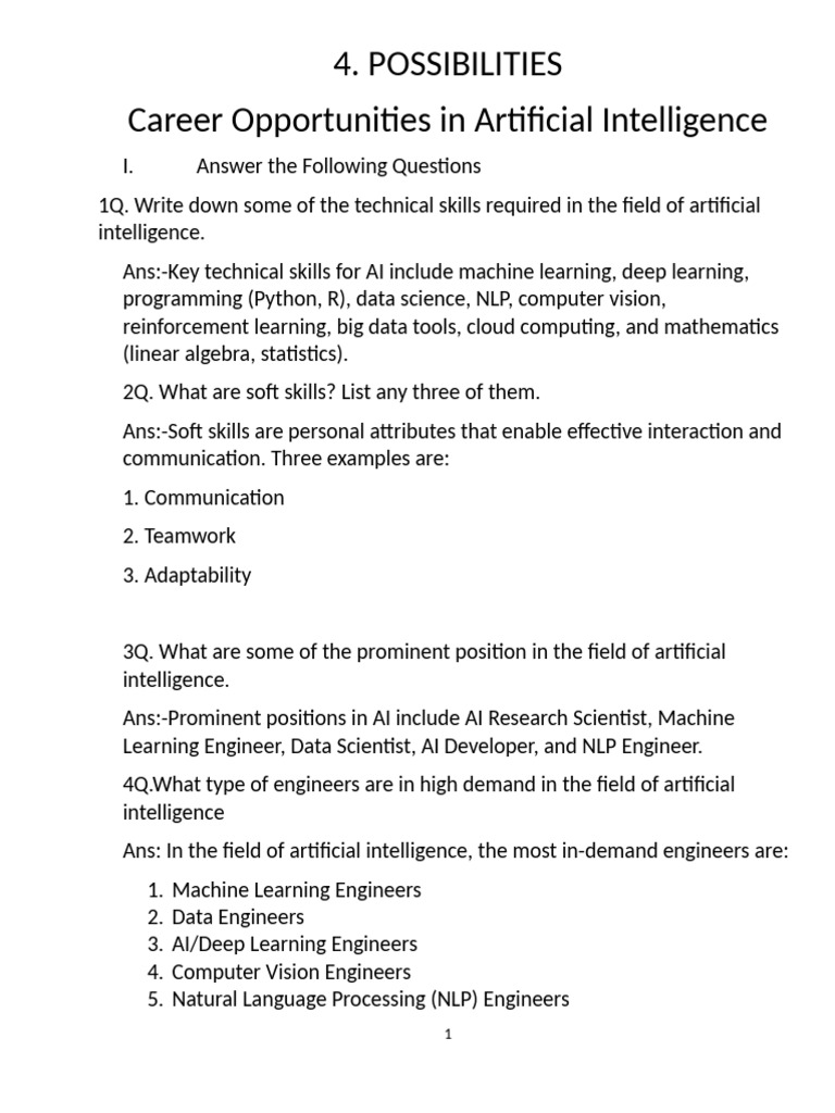 Chapter 4 Possibilities | PDF