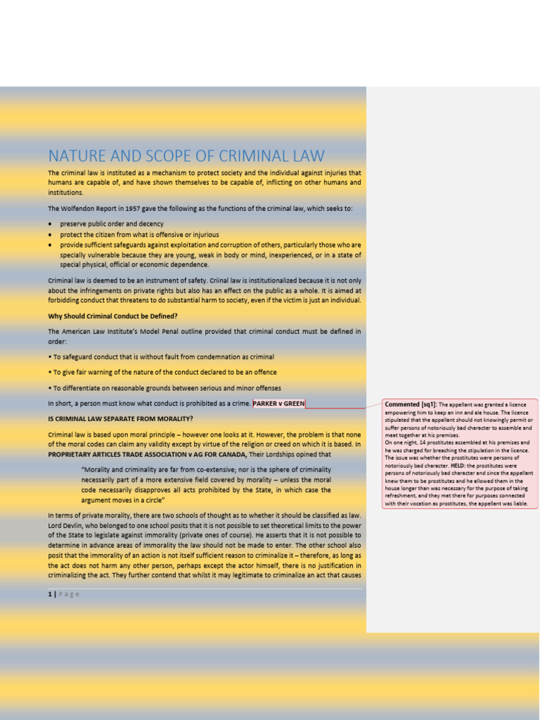 Criminal Law Notes | PDF | Acquittal | Punishments