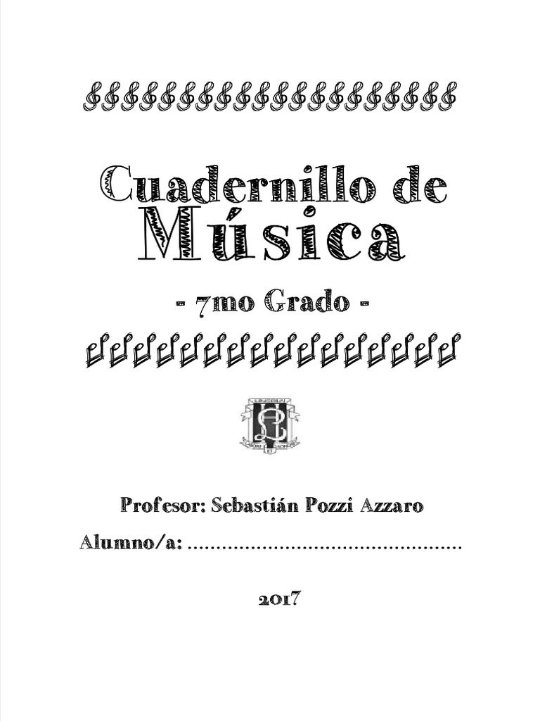 PDF Cuadernillo 7mo Musica Compress | PDF