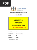 Grade 10 Geography Map Work Task | PDF | Map | Stratosphere