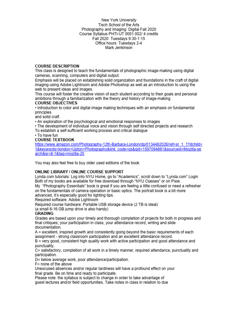 PHTI-UT 1 Photography and Imaging - Digital Jenkinson - Digital ...
