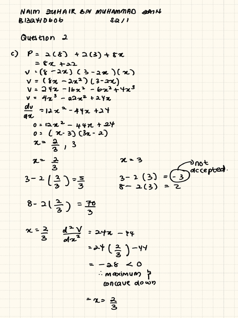 Question 2 (C), 2025 | PDF