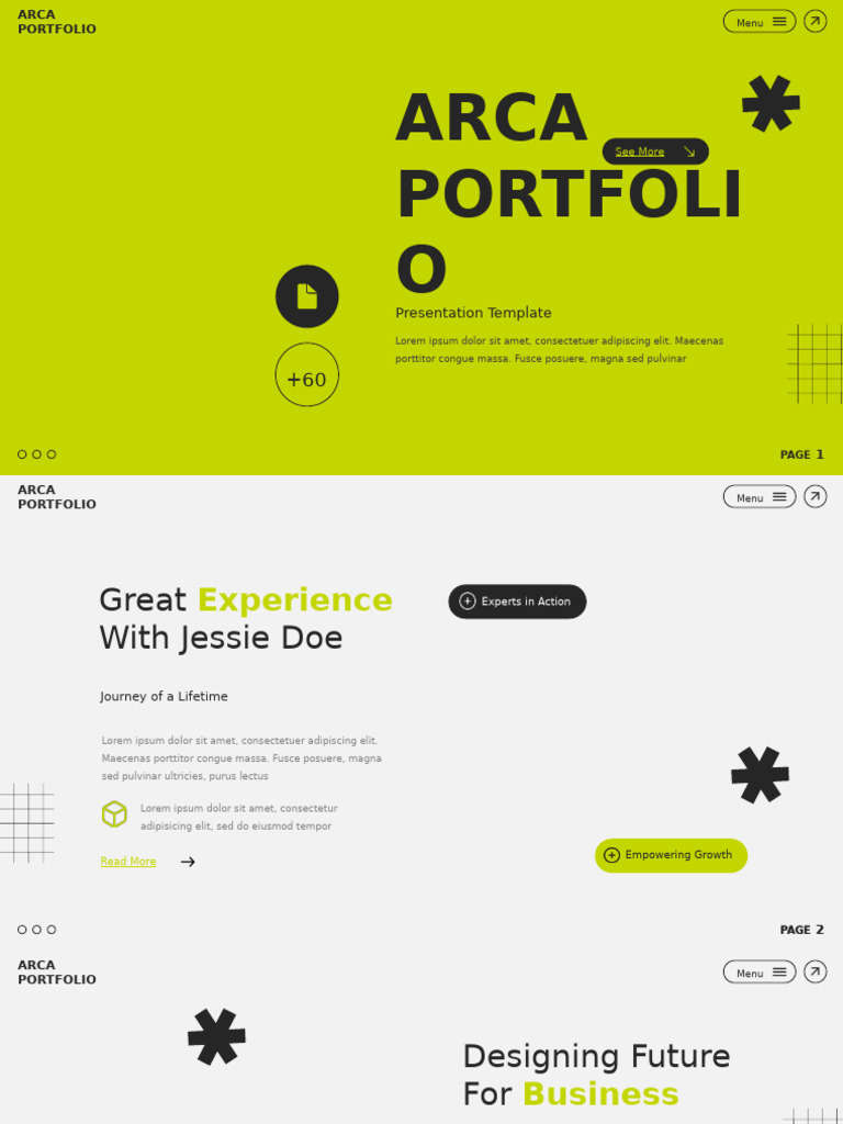 Arca - Portfolio Presentation | PDF