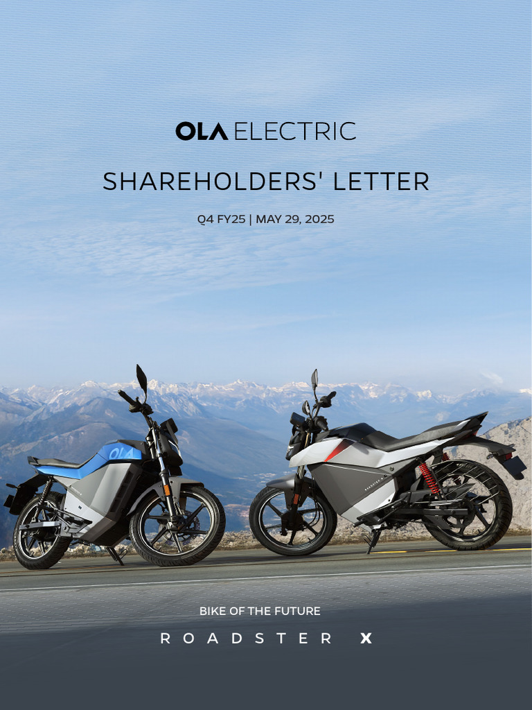 Ola Electric Q4 FY25 Shareholder Insights | PDF | Electric Vehicle ...