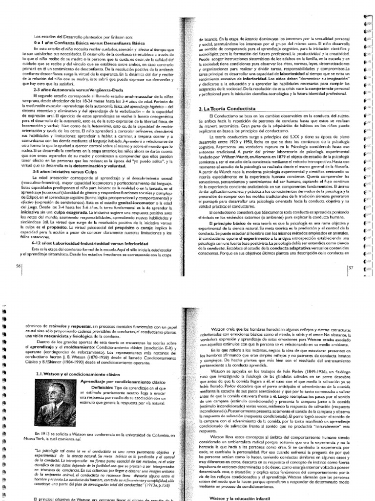 03 - Faas Cap. 3 Seleccion Pag. 57 A 64 Teoria Conductista | PDF ...