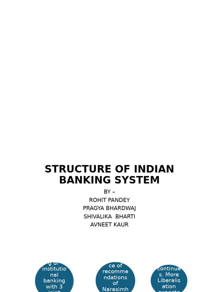 Structure of Indian Banking System | PDF | Banking | Financial Services