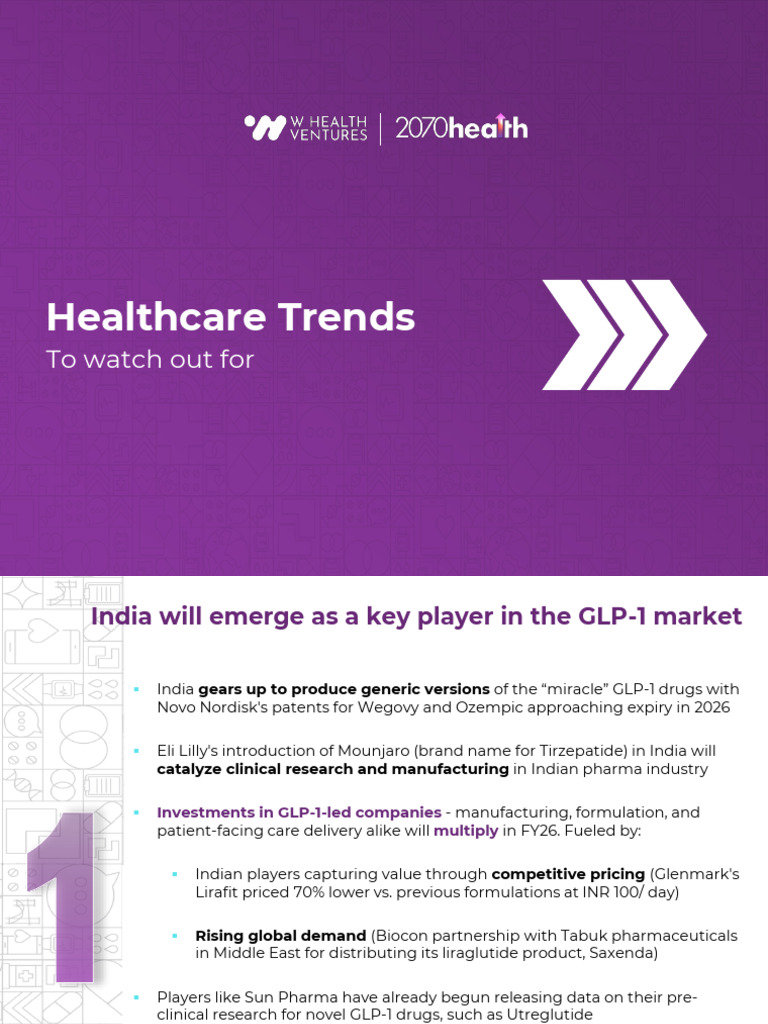 Healthcare Trends_W Health Ventures | PDF | Mergers And Acquisitions ...