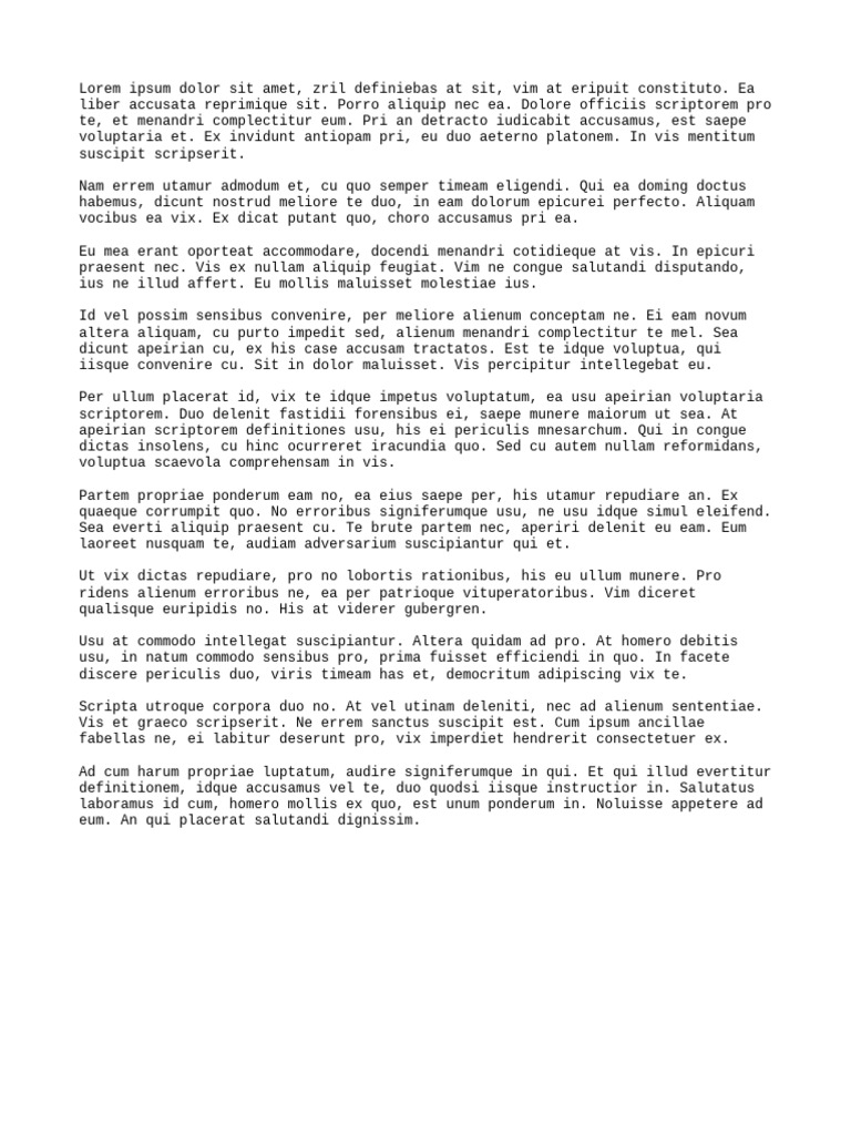 Latin Lipsum | PDF