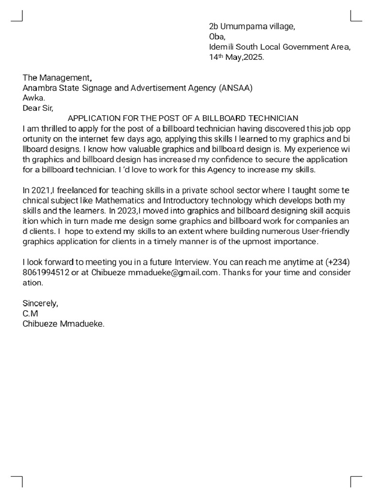 Application Letter 021826 Phoenix | PDF