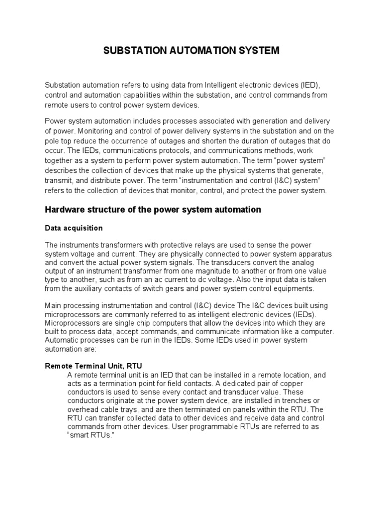 IEDs | PDF | Power Engineering | Telecommunications