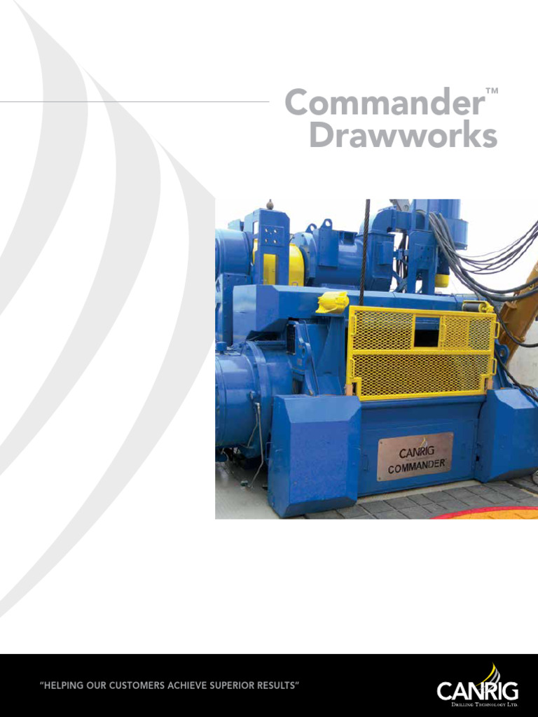 Configurable Commander™ Drawworks Solutions | PDF | Brake | Gear