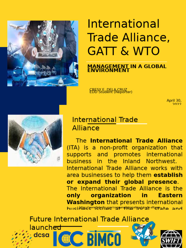 GATT, WTO, and Global Trade Insights | PDF | World Trade Organization ...