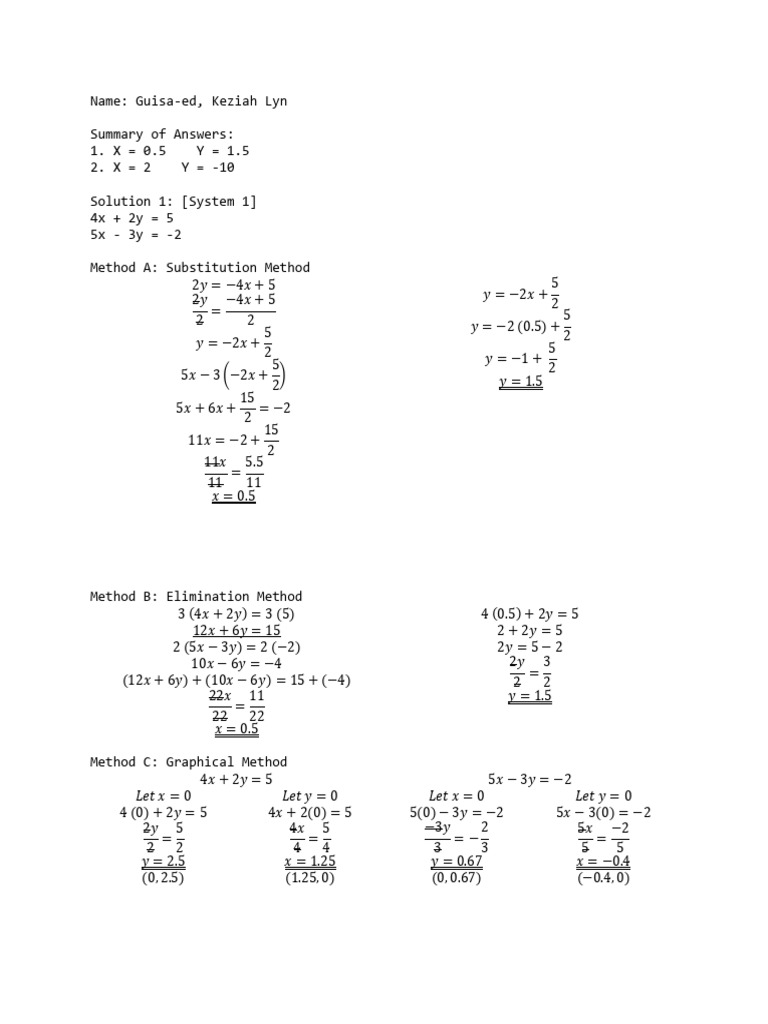 Solving Linear Equations Systems | PDF | Calculus | Mathematical Concepts