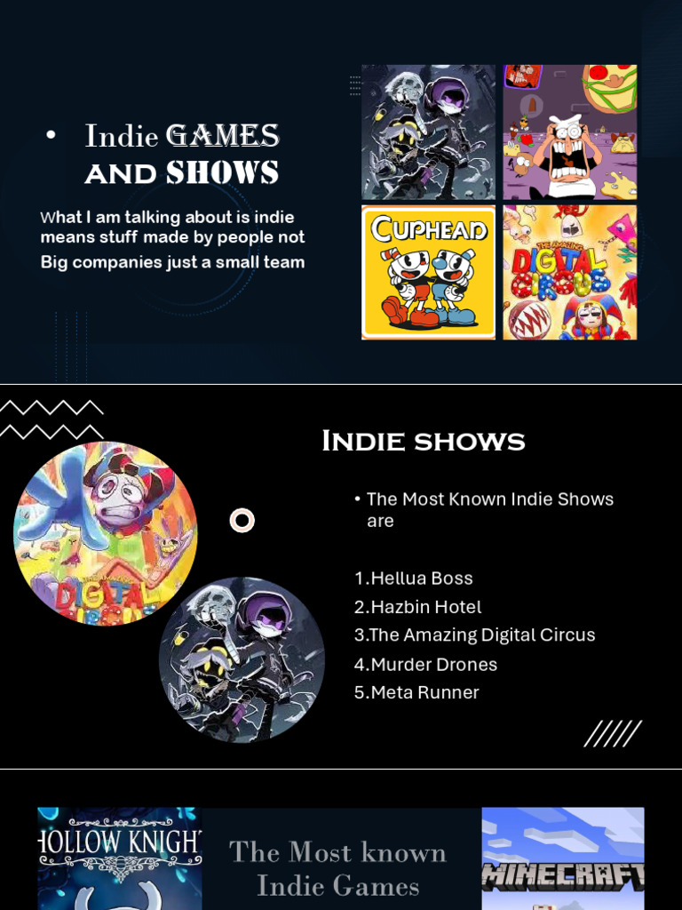 Indie Shows and Games | PDF