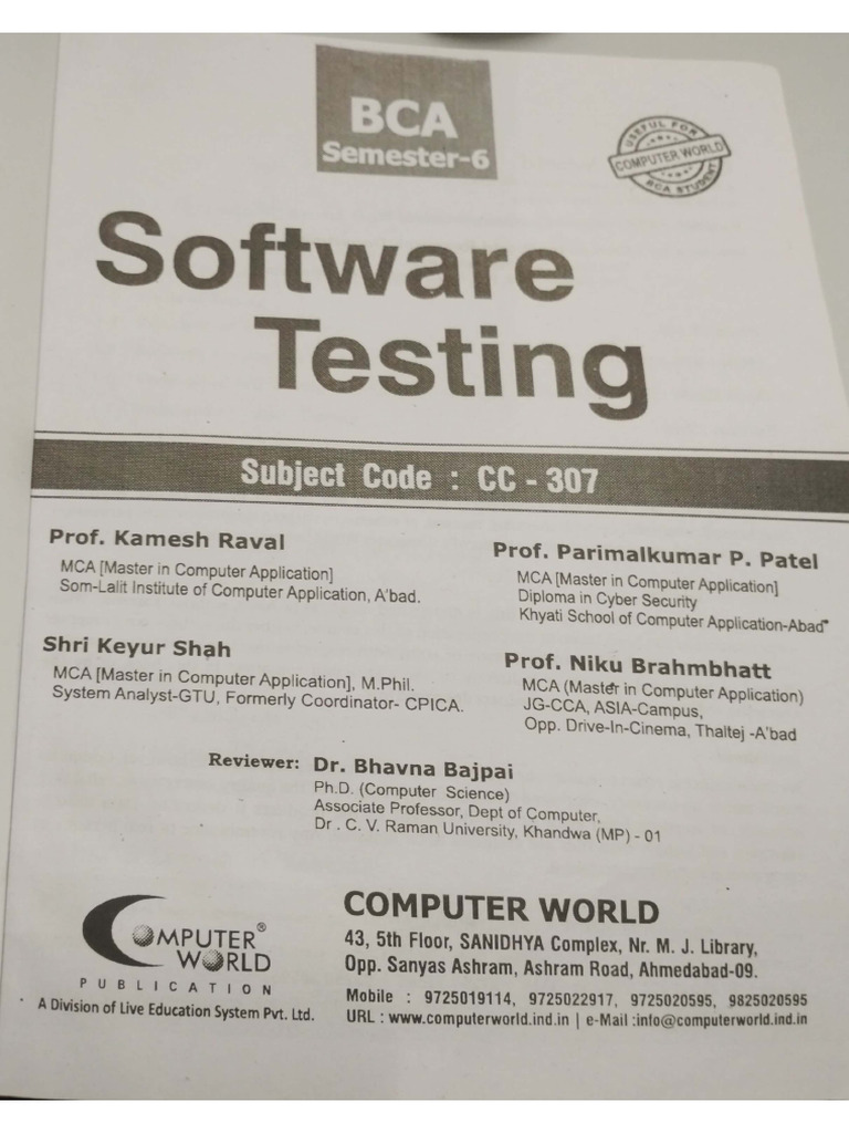 Software Testing (Computer World) | PDF