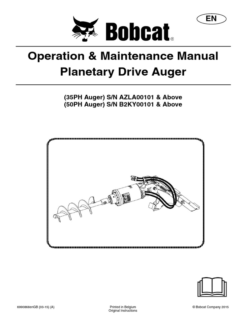 Auger 6990868 EnGB Om | PDF | Leak | Diesel Fuel