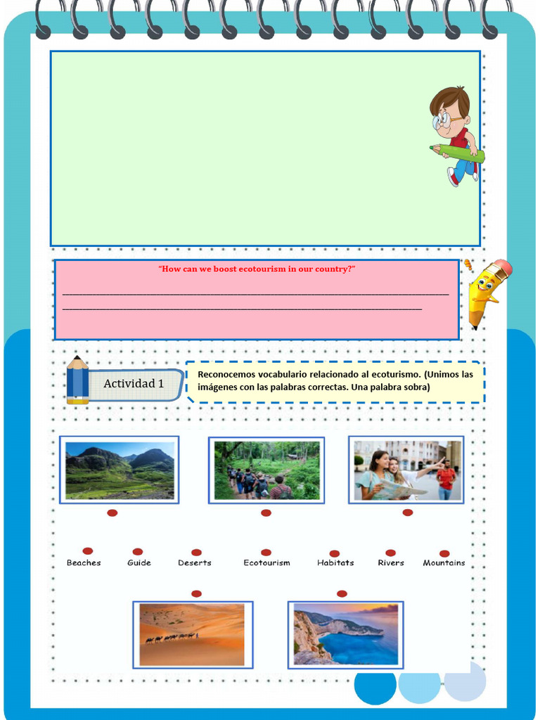 02. Ficha de actividad S4 (U2) Ciclo VII (5°) - INGLÉS (1) | PDF