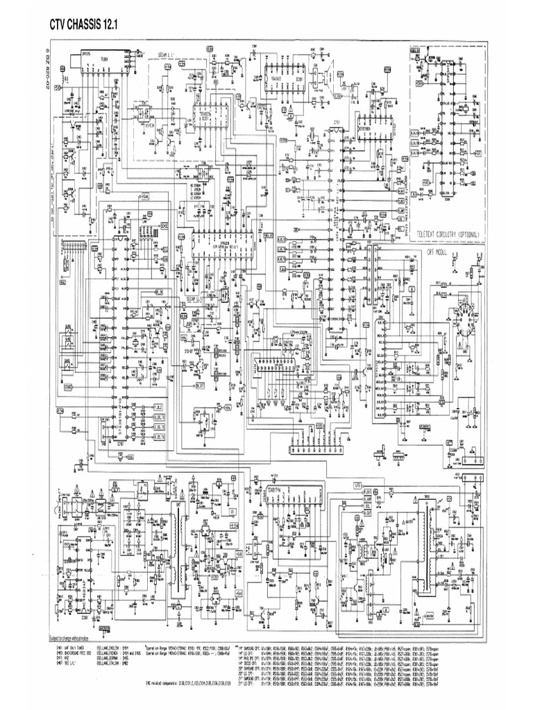 Beko Chassis 12.1 Schematics | PDF