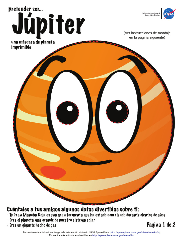Jupiter-Mask SP | PDF | Júpiter | Ciencias fisicas