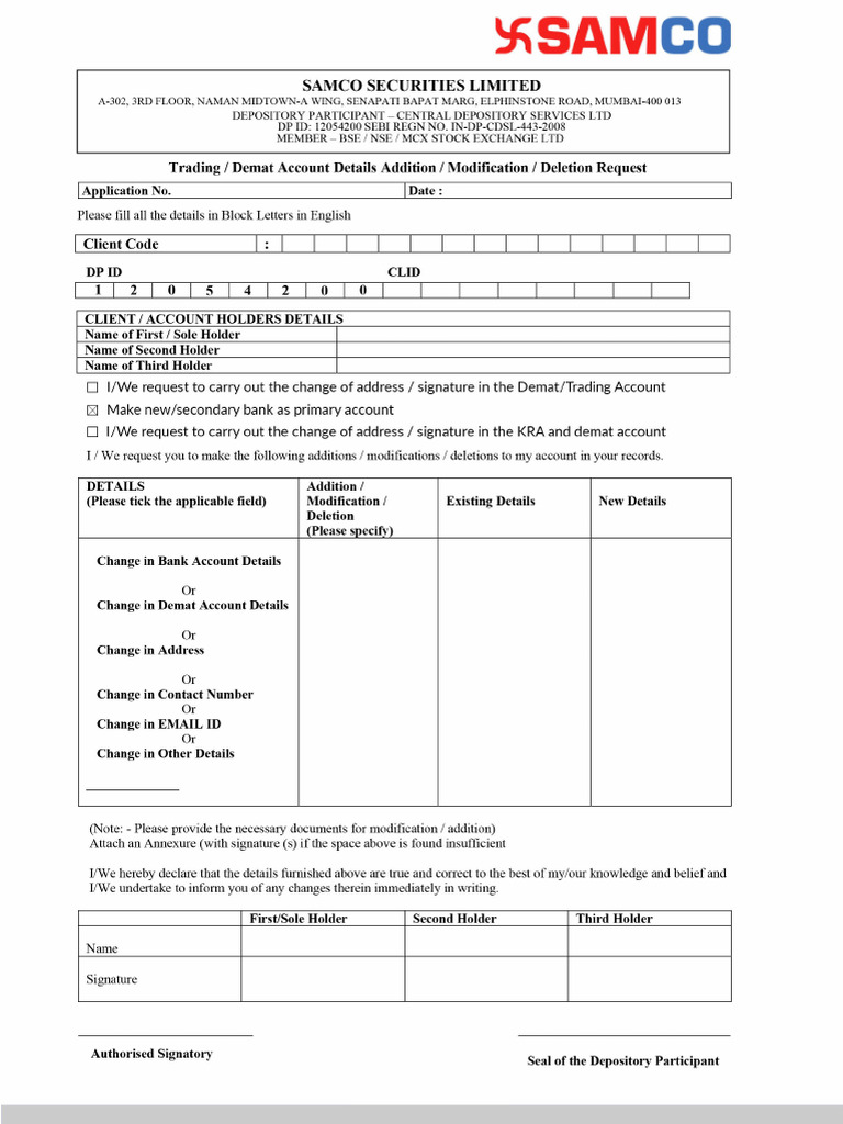 Modification For DP Trading | PDF