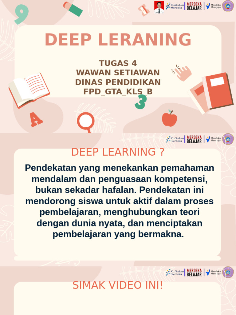 Deep Leraning Wawan Setiawan FPDGTA KLSB | PDF | Planets | Solar System
