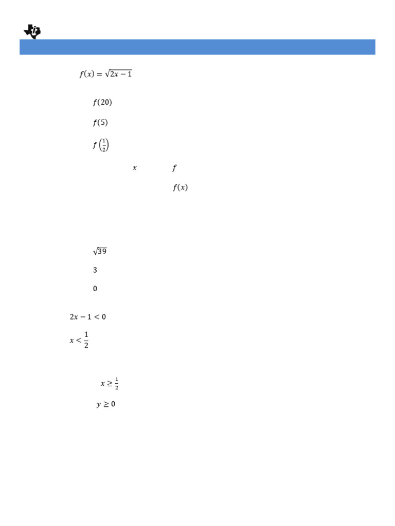 Back in Time - Function or Not A Function - IB Question PDF | PDF