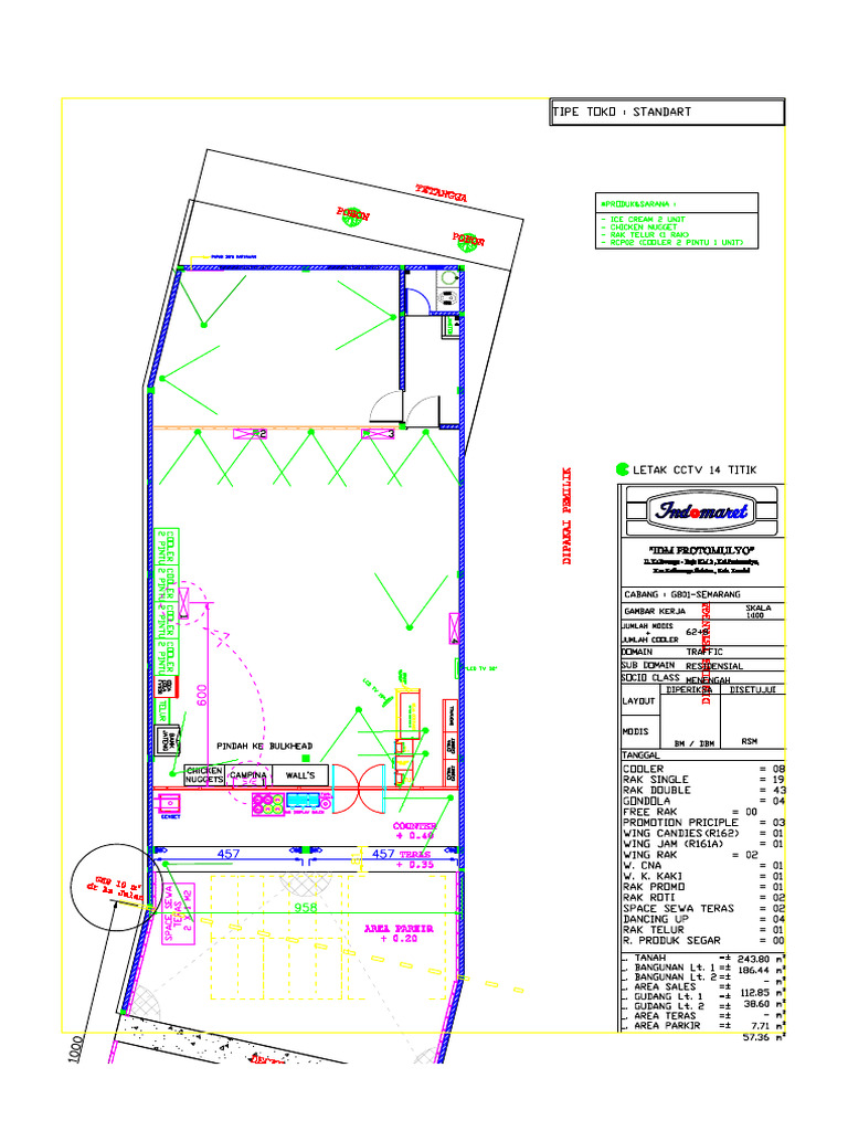 Layout Denah Ac Idf Protomulyo | PDF