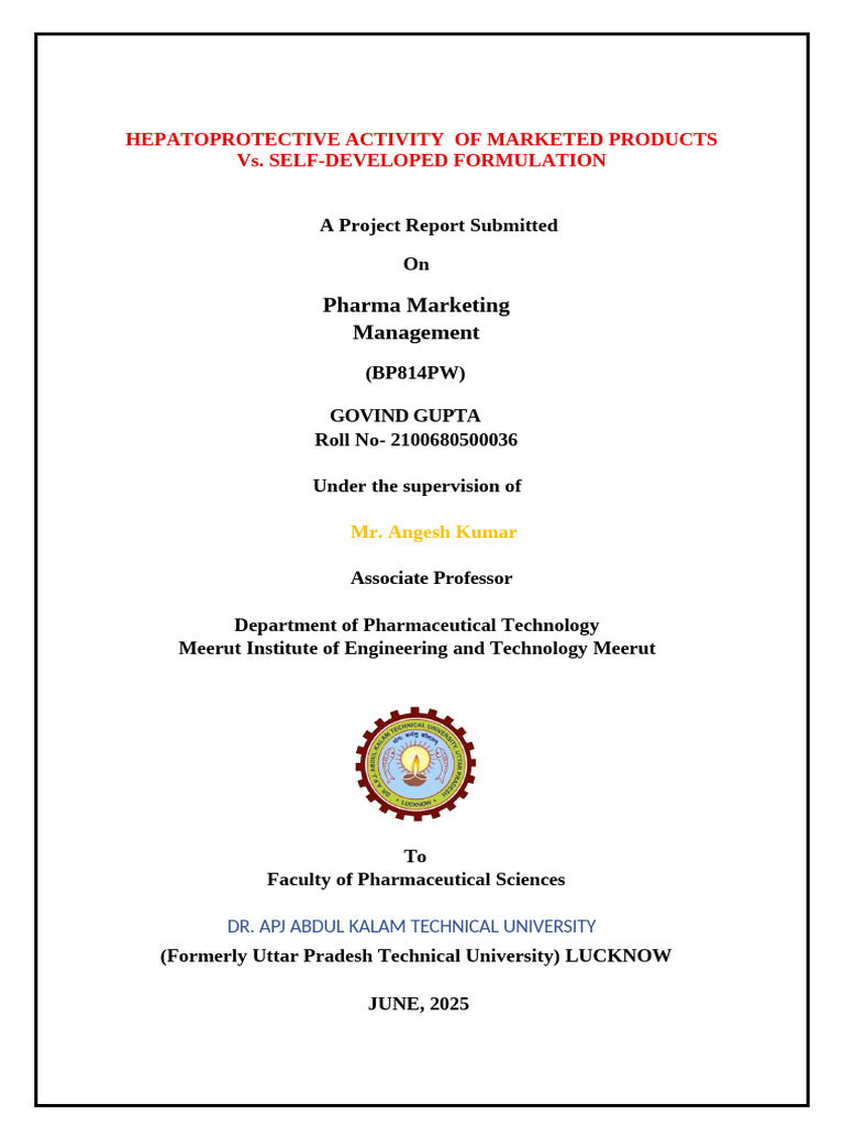 Govind - Gupta Marketing File | PDF
