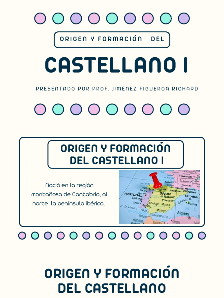 Origen y Formación del Castellano | PDF | Lengua española | latín