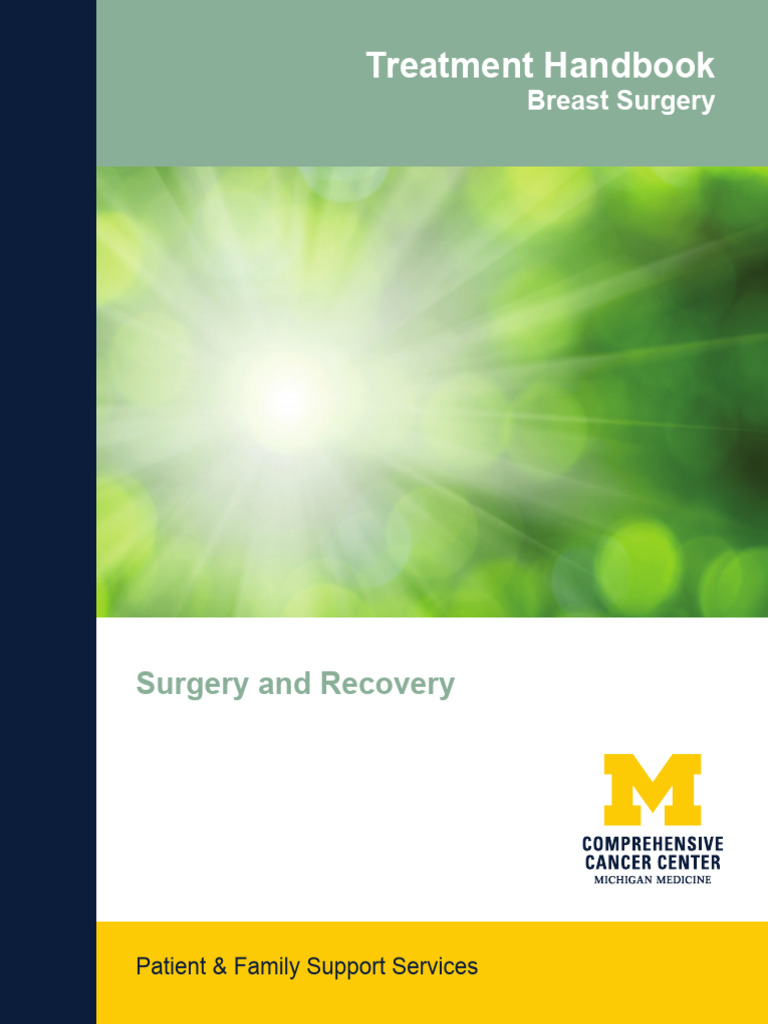Breast Cancer Surgery Handbook | PDF | Breast Cancer | Mastectomy