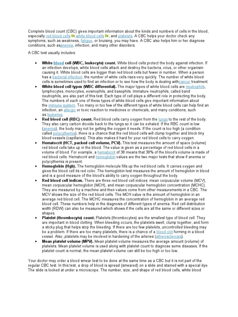 BLood | PDF