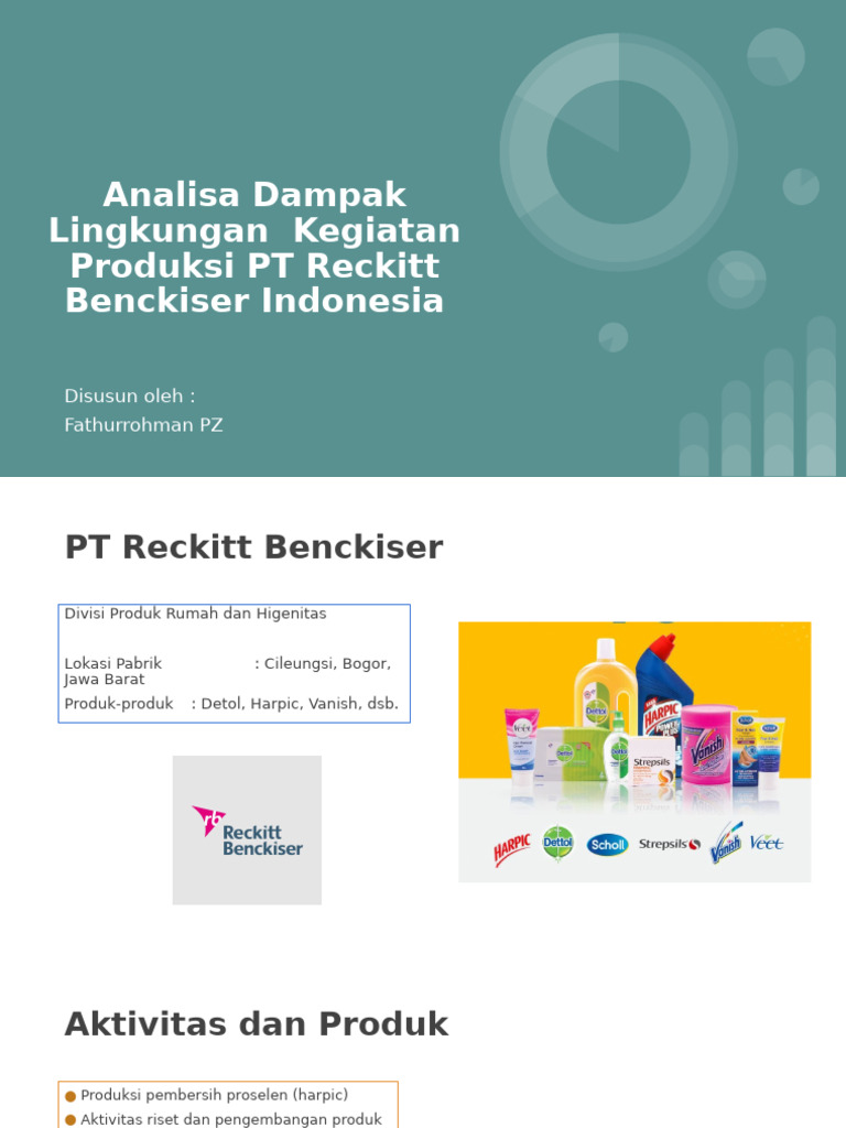 Analisa Dampak Lingkungan Kegiatan PT Reckitt Benckiser | PDF
