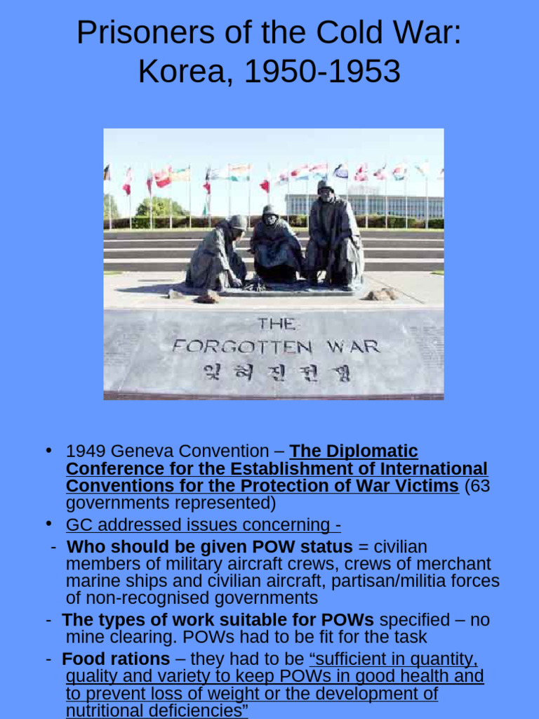Prisoners of The Cold War - KOREA | PDF | Prisoner Of War | Korean War