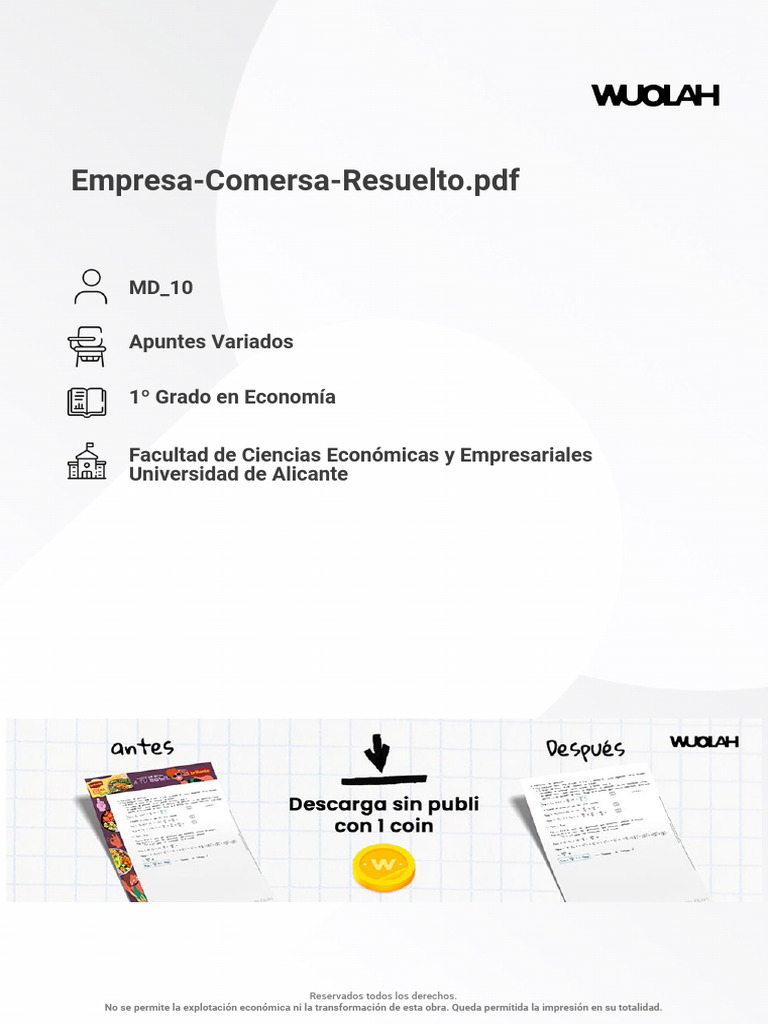 Supuesto Resuelto Contabilidad Financiera | PDF | Servicios financieros | Contabilidad