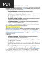 Unit 8 Principles of Constitutional Interprestation | PDF | Statutory ...