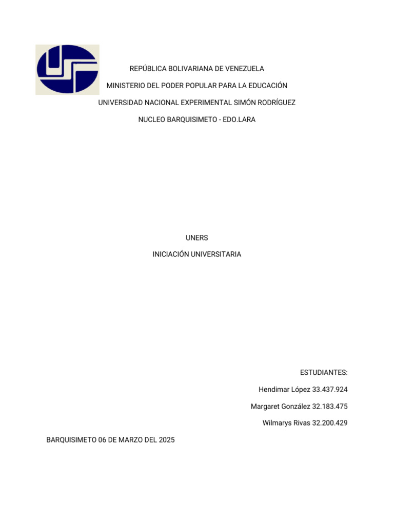 Estructura y Fundación de la UNERS | PDF