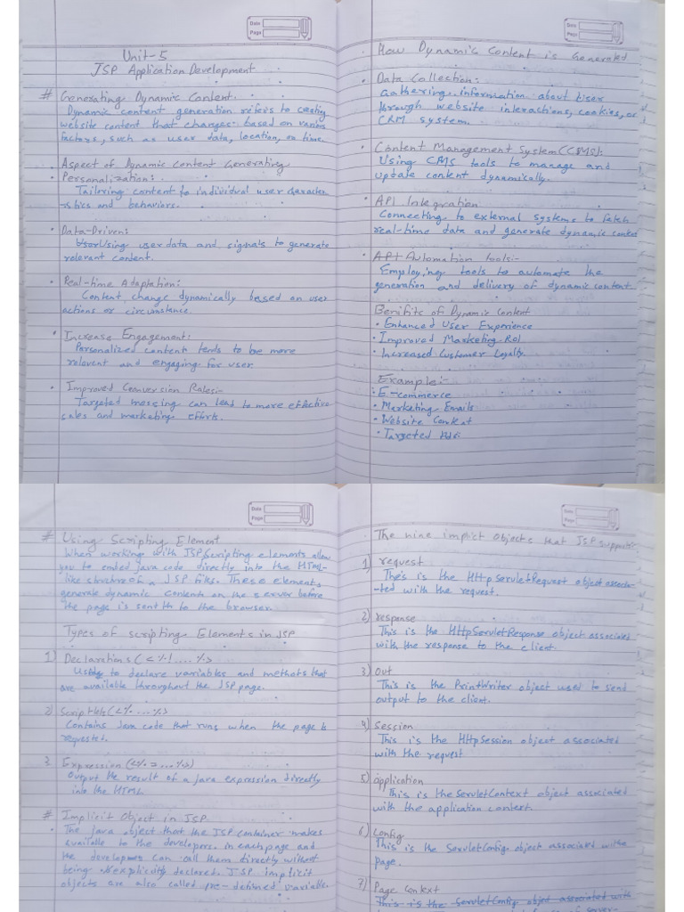 Web Technology Unit 5 Note | PDF