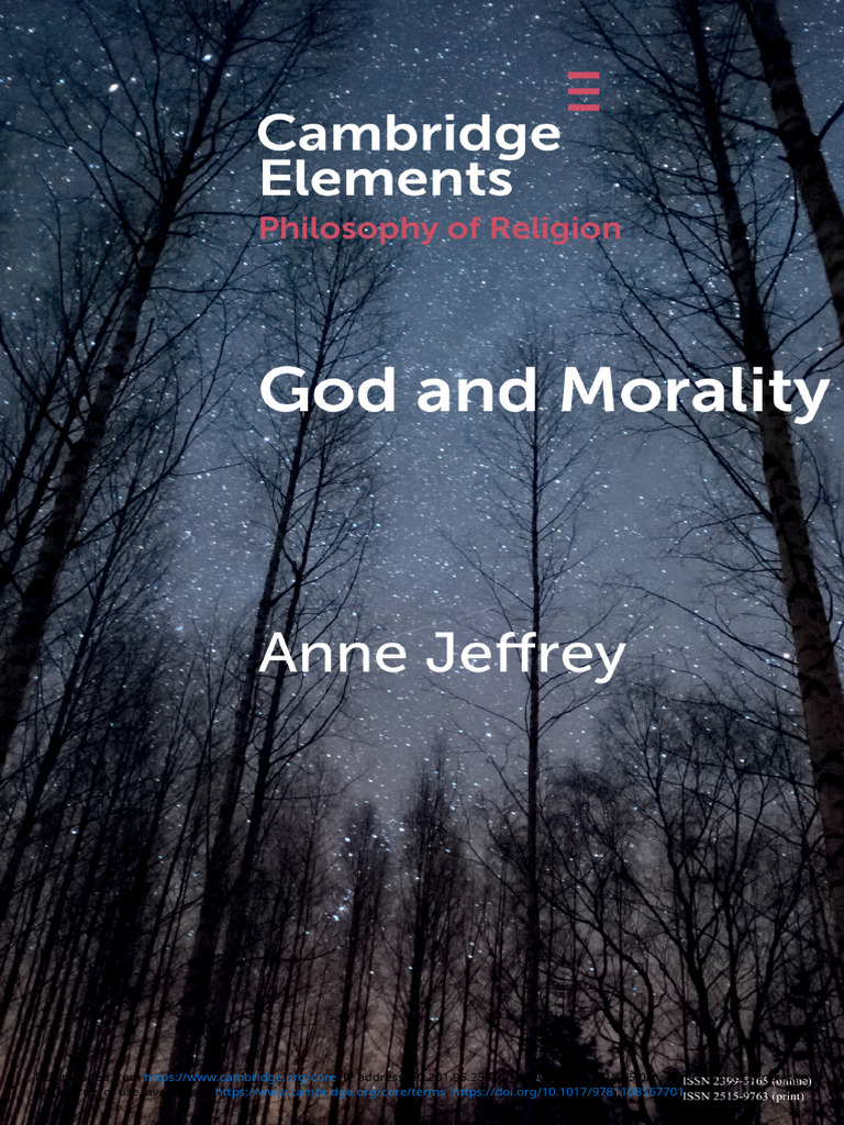 God and Morality - Elements | PDF | God | Theism